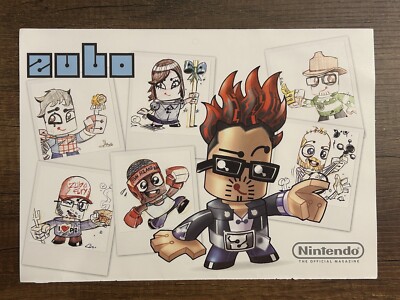 MEGA RARE OFFICIAL NINTENDO ZUBO POSTER FOR COLLECTORS | eBay