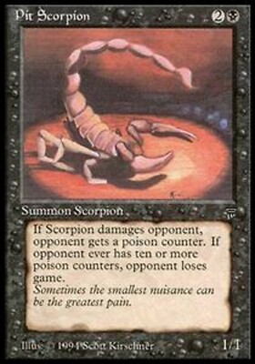 MRM ENGLISH Pit Scorpion - Scorpion de l'Ab me NM MTG magic Legends | eBay