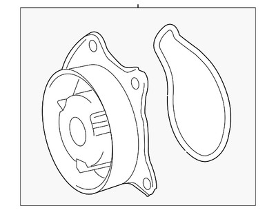 Genuine Toyota Engine Water Pump 16100-09560 | eBay