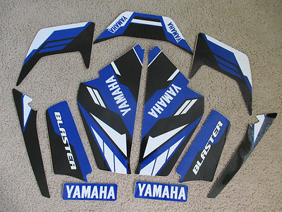 YAMAHA BLASTER BLUE/BLACK GRAPHICS 1987 1988 1989 2000 2001 2002 | eBay