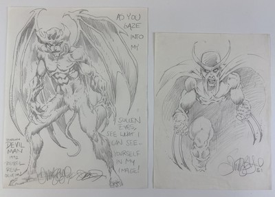 Tim Vigil / TWO ORIGINAL PENCIL SKETCHES [Signed] | eBay
