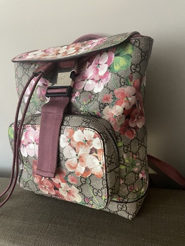 Gucci bloom printed floral coated canvas Supreme backpack GG special ...