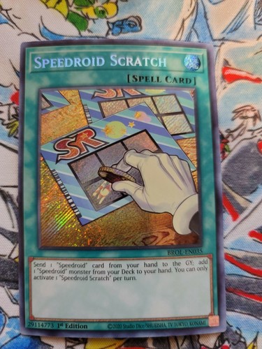 YuGioh Speedroid Scratch NM (1st Ed.) BROL-EN035 Secret Rare Card | eBay
