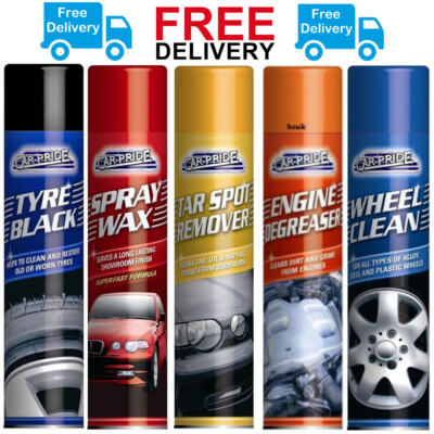 CAR PRIDE VAN CARE CLEAN CLEANING VALETING WAXING CLEANER AEROSOL SPRAY ...