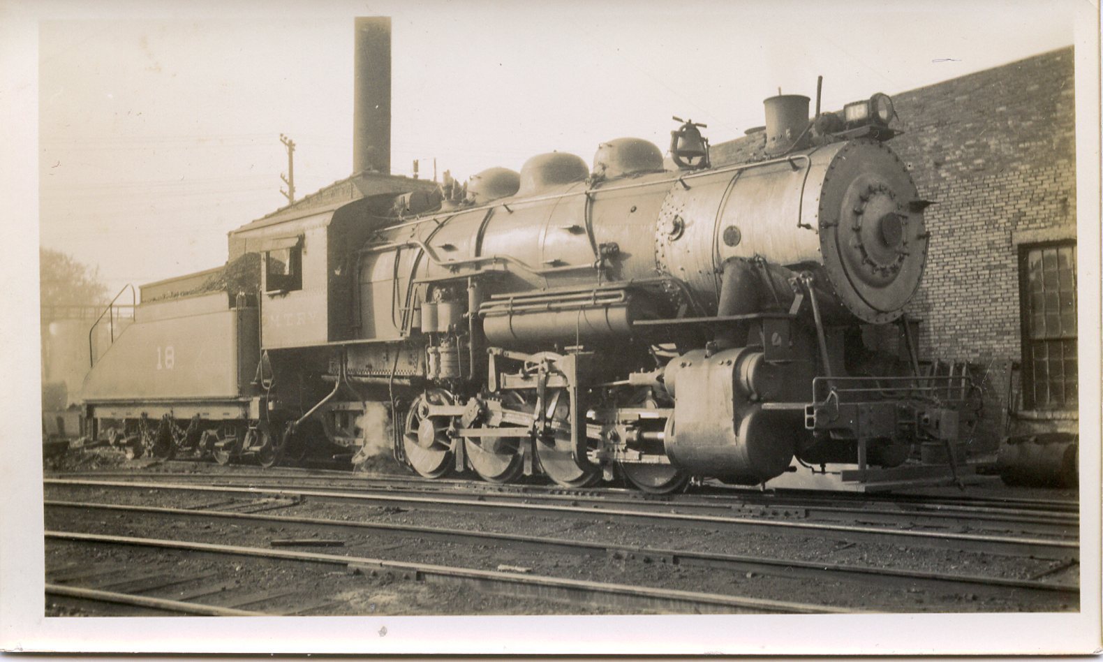 6D683 RP 1937 MINNESOTA TRANSFER RAILROAD ENGINE #18 ST PAUL MN | eBay