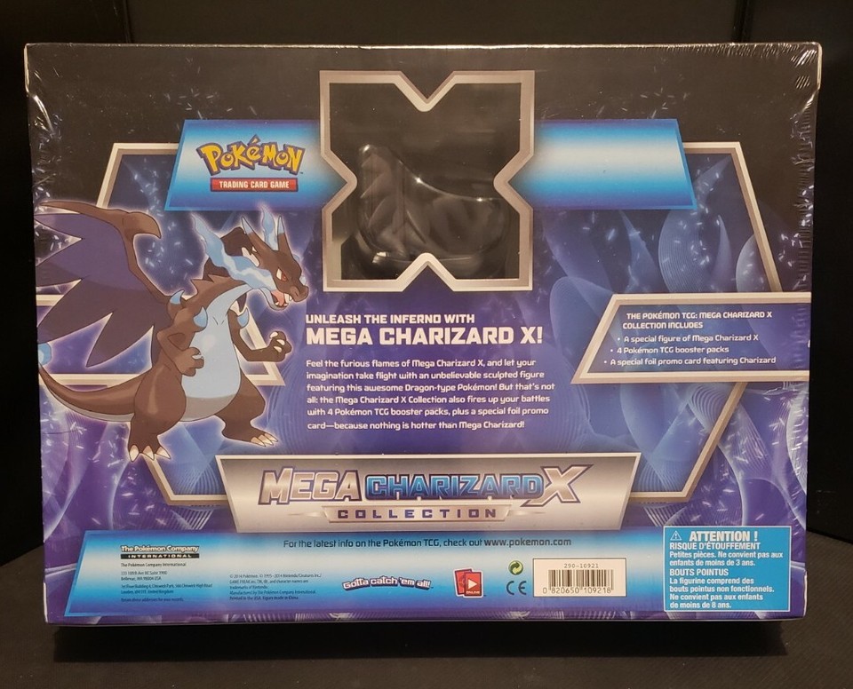 POKEMON MEGA CHARIZARD X FIGURE COLLECTION BOX FLASHFIRE XY BASE FURIOUS FISTS | eBay