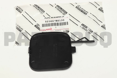52164BZ130 Genuine Toyota PLATE, REAR BUMPER, LH 52164-BZ130 | eBay
