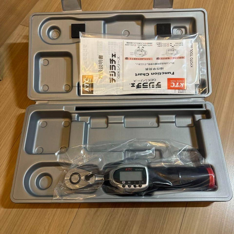 KTC Digital Torque Wrench Digital Ratchet Screwdriver Type 9.5sq GEK060 ...