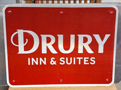 DRURY INN AND SUITES Reflective Interstate Highway Sign 18" X 24" | eBay