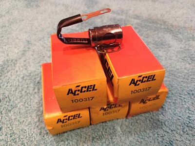 NOS Accel 100317 FITS MOPAR 8 CYLINDER TWIN POINT 59-70 Condenser ...