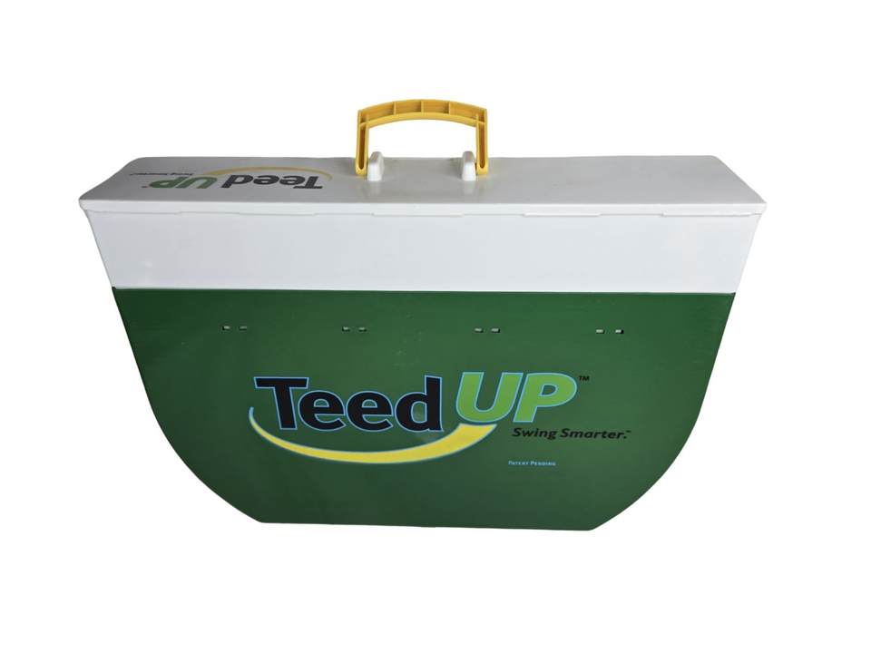 Teed Up Golf Home Driving Range w/ Gravity Feed Ball Tee System 9' Net ...