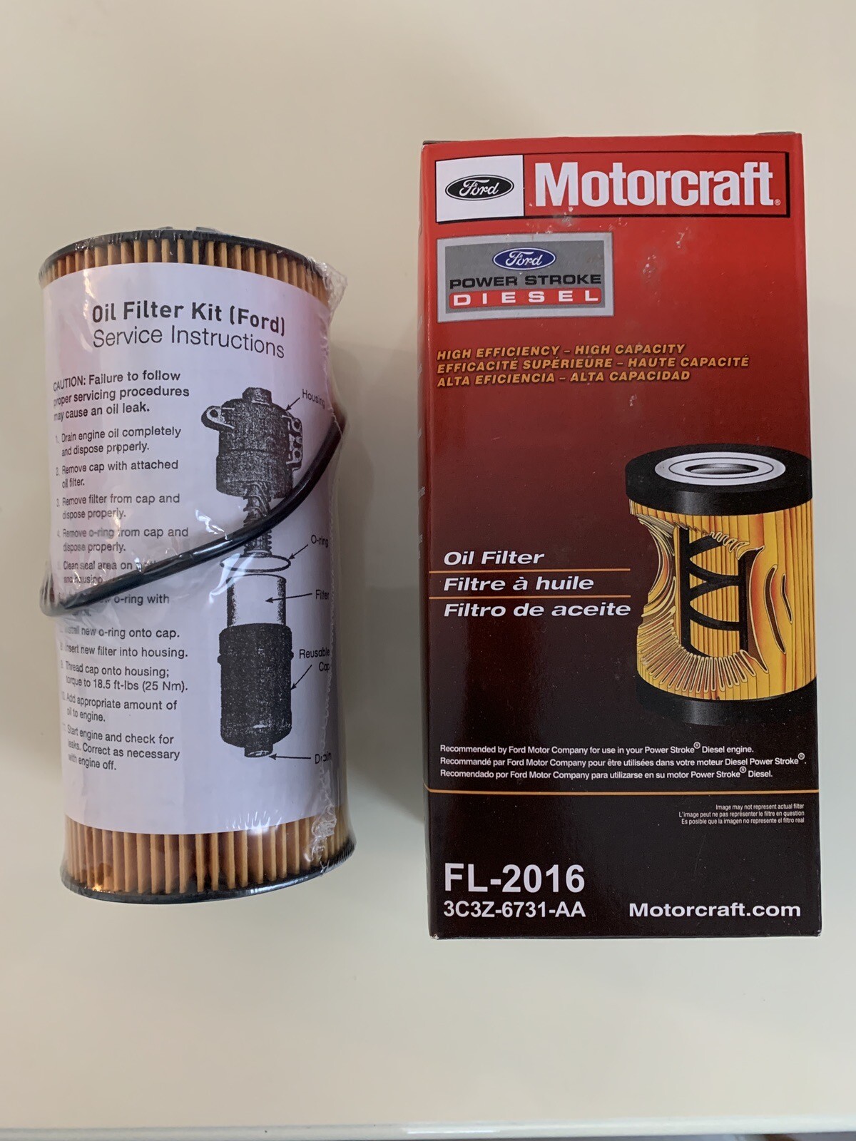 Ford Motorcraft Oil Filter FL-2016 , Ford FL2016 | eBay