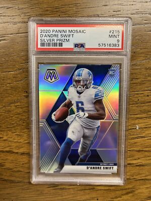 2020 Mosaic D’Andre Swift Silver Prizm Rookie RC PSA 9 Detroit Lions | eBay