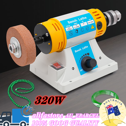 Jewelry Polishing Machine Gem Rock Buffer Bench Lathe & Grinding ...