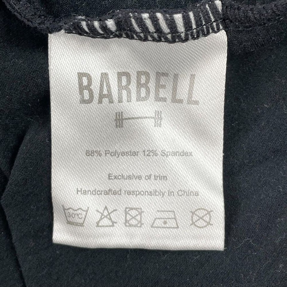 Barbell Apparel T Shirt Men 4XL Black Short Sleeve Active Performance ...