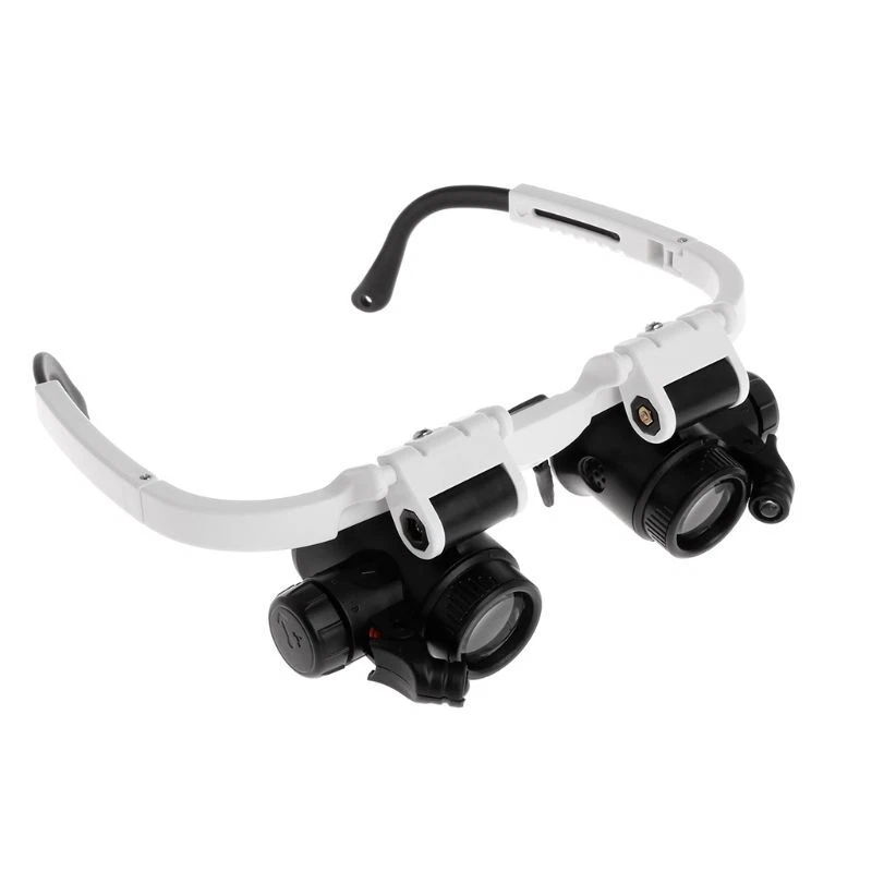 Hands Free Head Magnifier Magnifying Glass With Light | Shelly Lighting