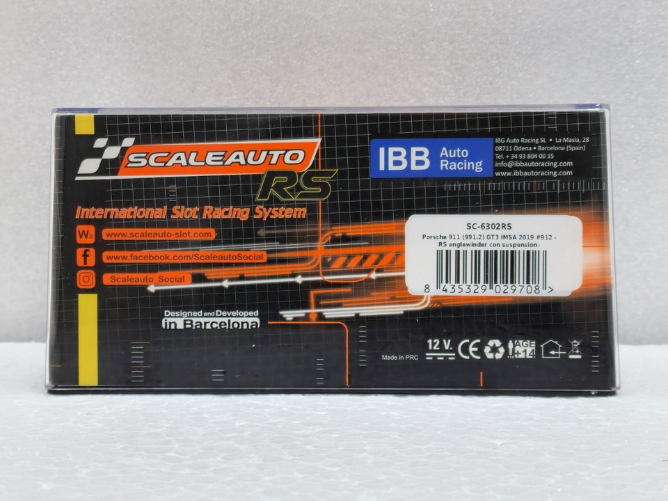 Scaleauto SC-6302RS Porsche 911 (991.2) GT3 RSR, #912 RS-Version 1:32 ...