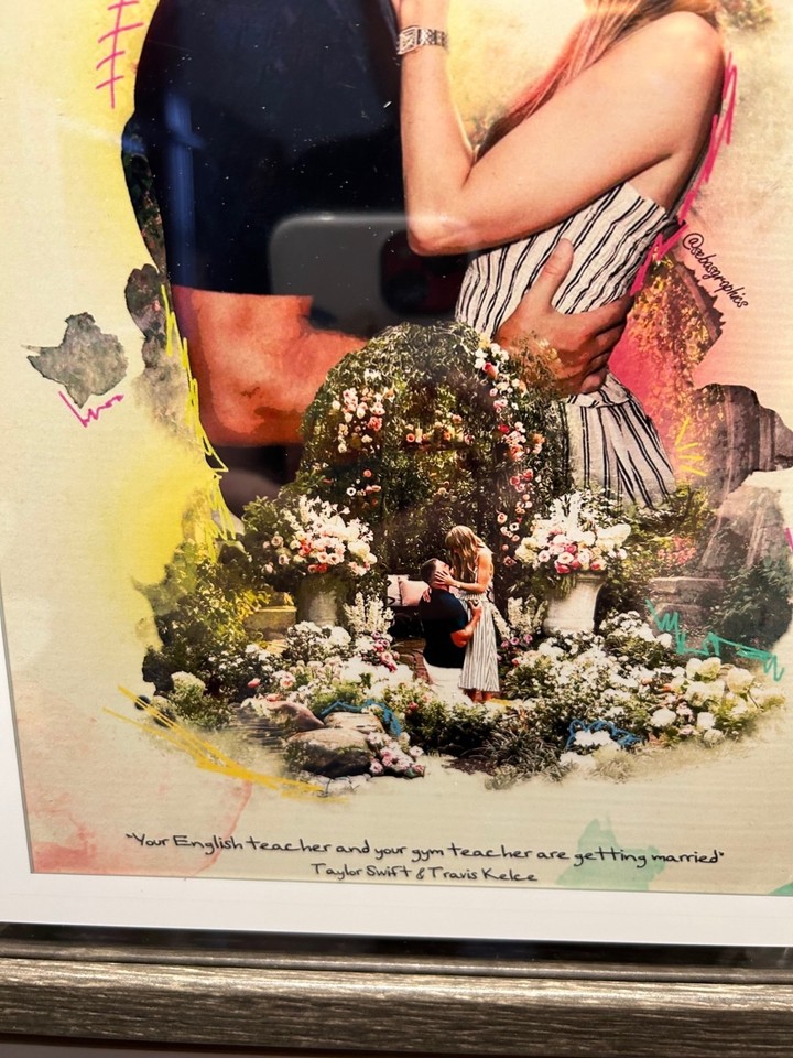 TAYLOR SWIFT & TRAVIS KELCE OFFICIAL ENGAGEMENT SCARCE PROMO ONLY SENT ...