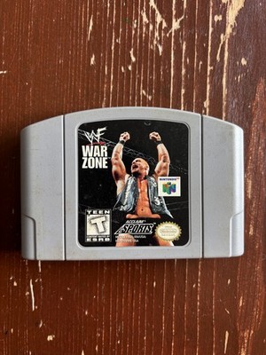 WWF War Zone (Nintendo 64, 1998) Tested & Working N64 Authentic Cart ...