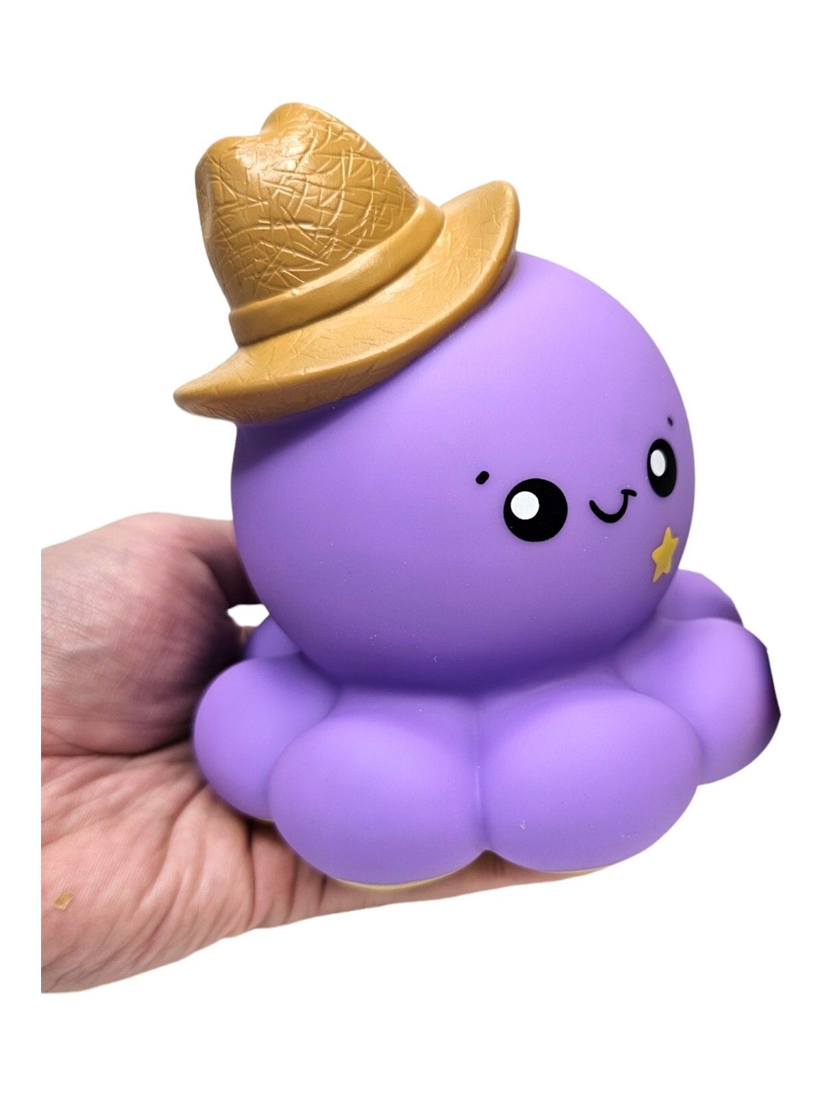 Big Rubber Octopus (5-6" Tall) Fun Bath Toy and Carnival Game Prize ...