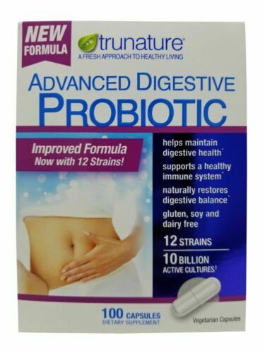 TruNature Advanced Digestive Probiotic 100 Capsules for sale online | eBay