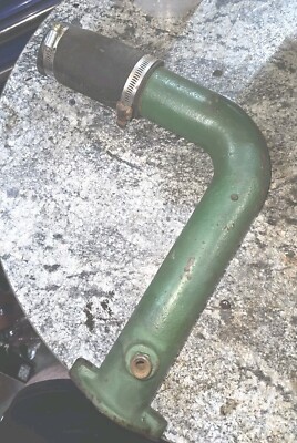 JOHN DEERE B TRACTOR CARBURETOR INTAKE ELBOW B2371R WITH HOSE 1948 JD B ...
