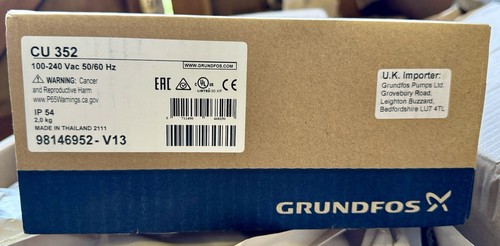 Grundfos CU 352 Pump Control Panel 98146952 #4240 6111146540375| eBay