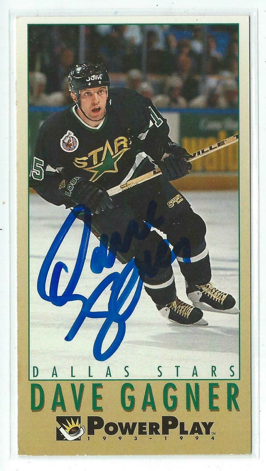 Dave Gagner Signed 1993/94 Fleer Power Play Card #60 | eBay