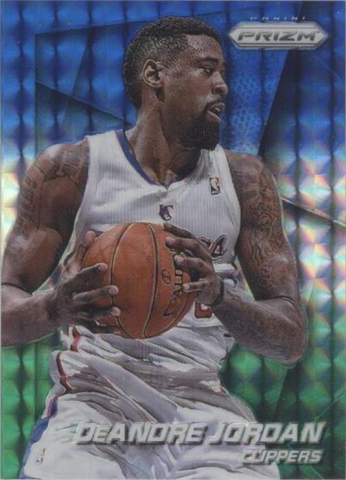 2014-15 Panini Prizm - DeAndre Jordan #41 Blue & Green Mosaic Prizm for ...