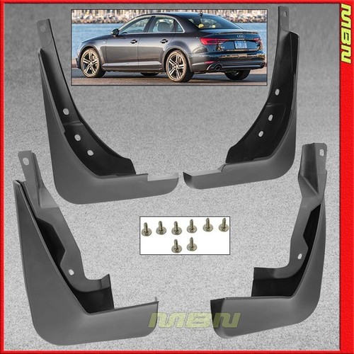 Splash Guards Front Rear 2017-2018 Audi A4 Sedan Mud Flaps Pair | eBay ...