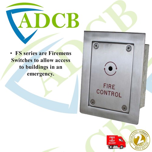 FIREMAN'S OVERRIDE SWITCH SURFACE MOUNT APPROVED DROP KEY TYPE | eBay