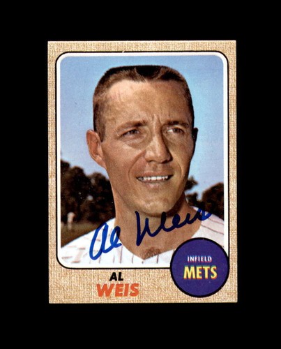 Al Weis Signed 1968 Topps New York Mets Autograph | eBay