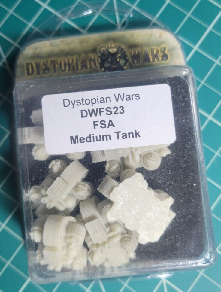 Dystopian Wars Mini DWFS23 Federated States Medium Tanks (6) FSA ...