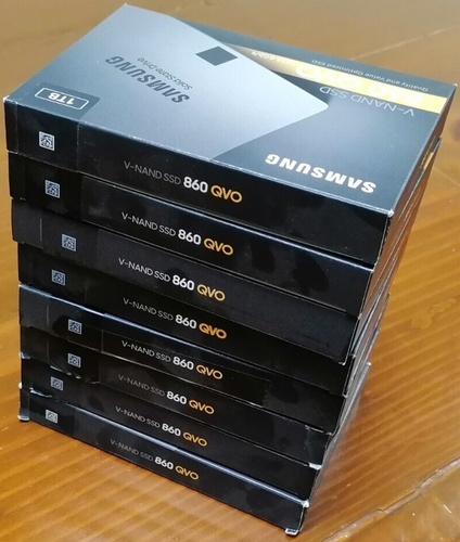 Lot Of 8 BOX ONLY Samsung 860 QVO SSD 1 TB Boxes | eBay