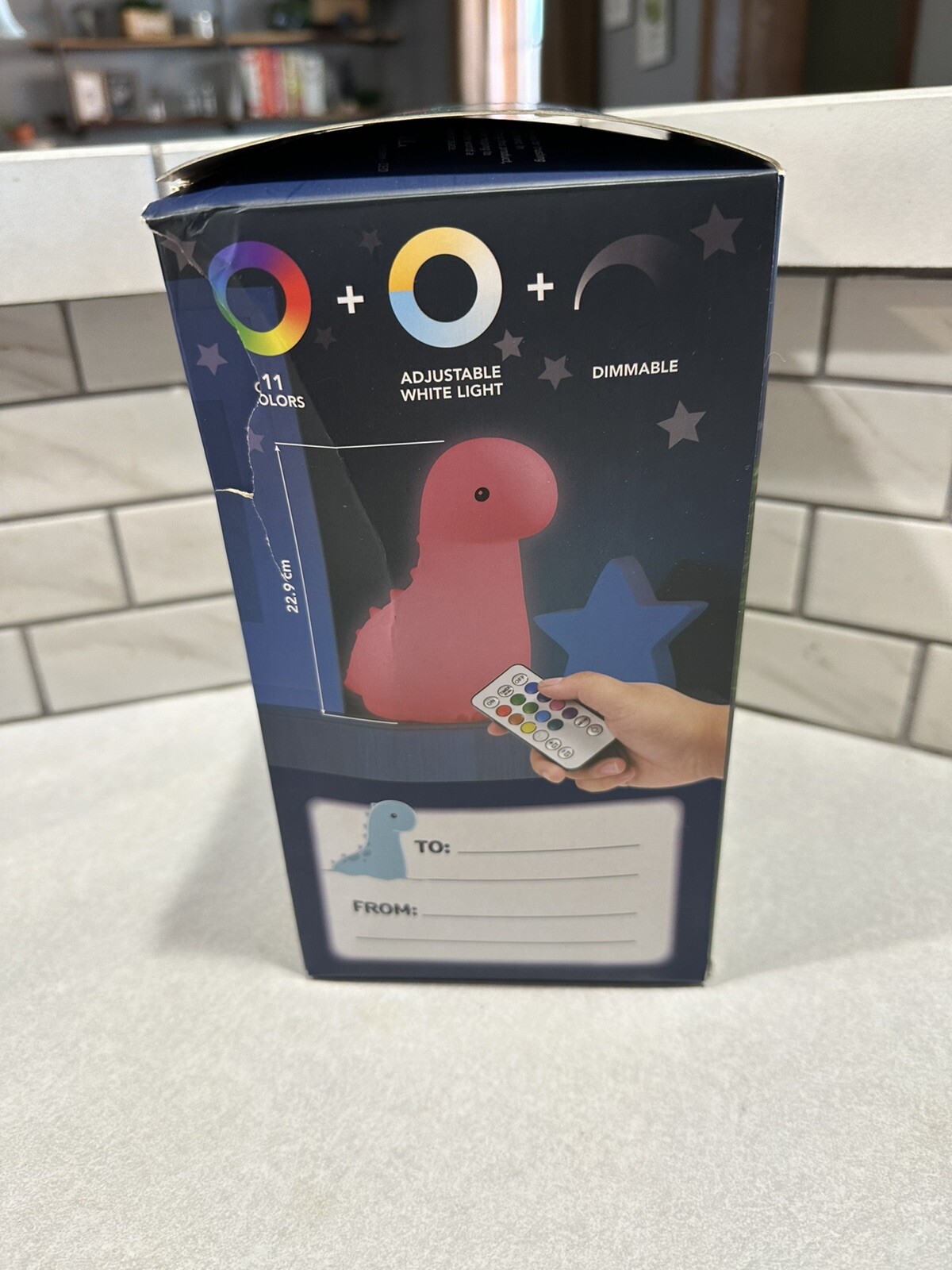 New Globe 13099 Tommy Dinosaur Multi-Color Changing Integrated LED ...