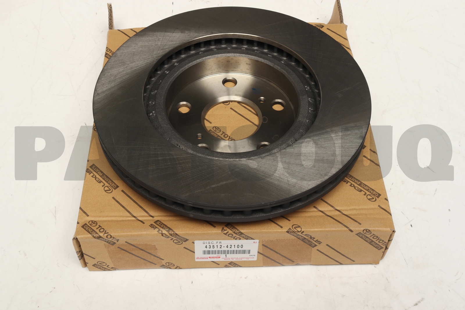 4351242100 Genuine Toyota DISC, FRONT 43512-42100 | eBay