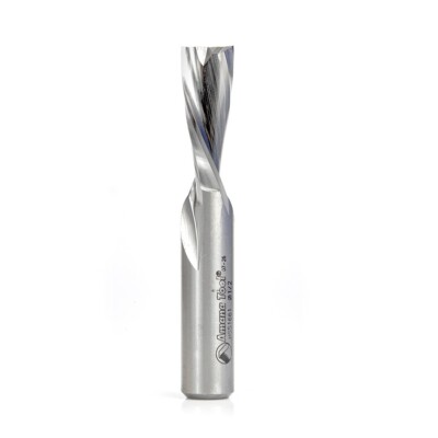Spiral Router Bit Double Flute Down-Cut 1/2 D x 1-1/4 Cutting Length HS ...