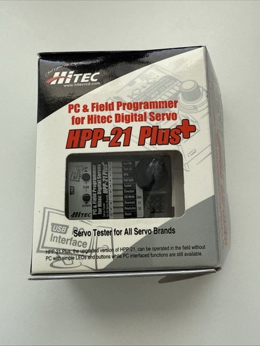 New in Box Hitec HPP-21 Plus+ PC & Field Programmer for Hitec Digital ...