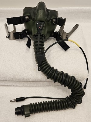 Green MBU-12 Oxygen Mask Fighter Pilot Helmet 1980s Top Gun Maverick ...