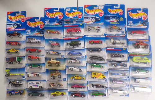 50 Total 1990s Hot Wheels Car Vehicle Lot Sealed in Package #2 | eBay