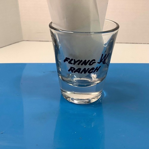 Flying W Ranch Shot Glass, COMBINED SHIPPING (SEE STORE) | eBay