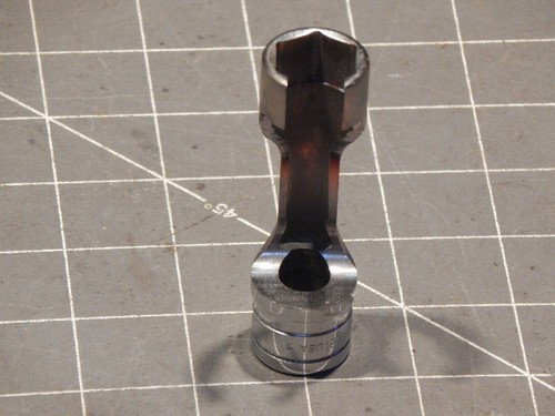 READ HOMEMADE Snap On 1/2" Drive Flare Nut Socket 11/16" TS221 - FRX221 ...