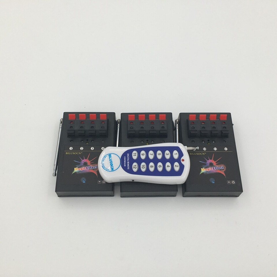 12 Cue Wireless Fireworks Firing system equipment+Remote control | eBay
