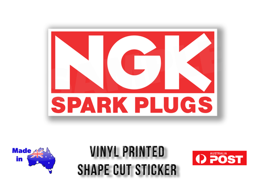 NGK Spark Plugs Vinyl PRINT Sticker Decal 150mm - JDM Japan Engine FREE ...