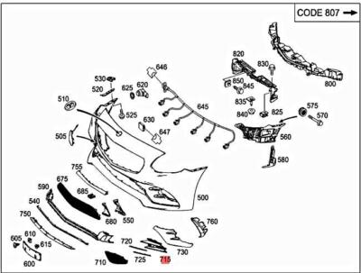 Genuine MERCEDES R172 SLC R172 SLK Cover grill 1728851500 | eBay