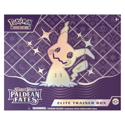 Pokemon TCG - Scarlet & Violet - Paldean Fates Elite Trainer Box [9x ...