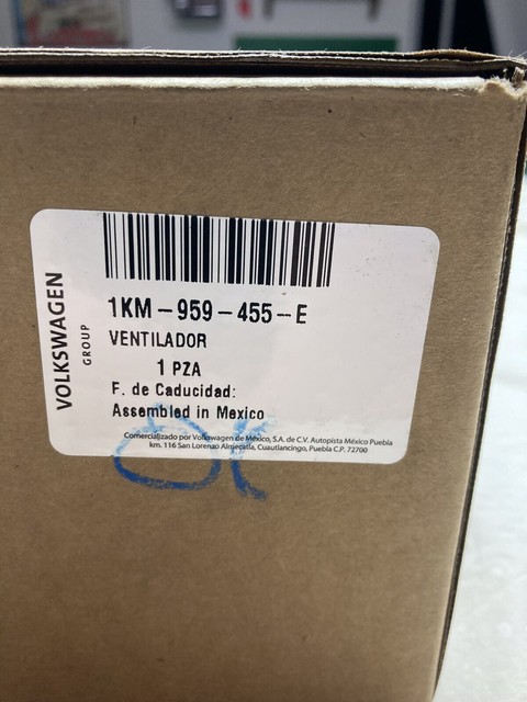 Volkswagen of America 1KM959455E - Engine Cooling Fan Motor for sale ...