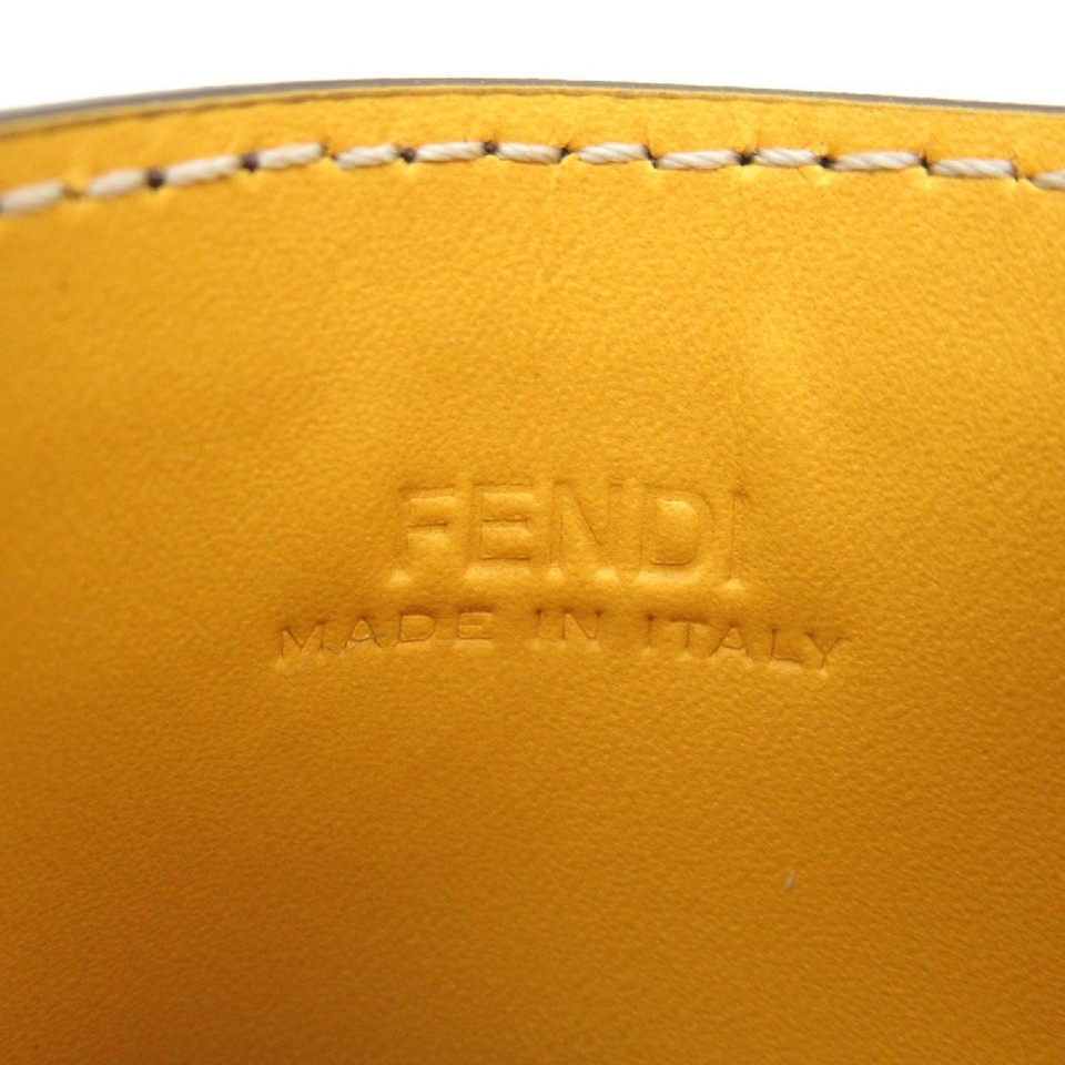 Fendi Card Case Brand Off FENDI Leather Card Case Leather | eBay