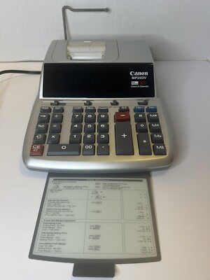 Canon MP25DV Calculator 12 Digits Printing Adding Machine Tested ...