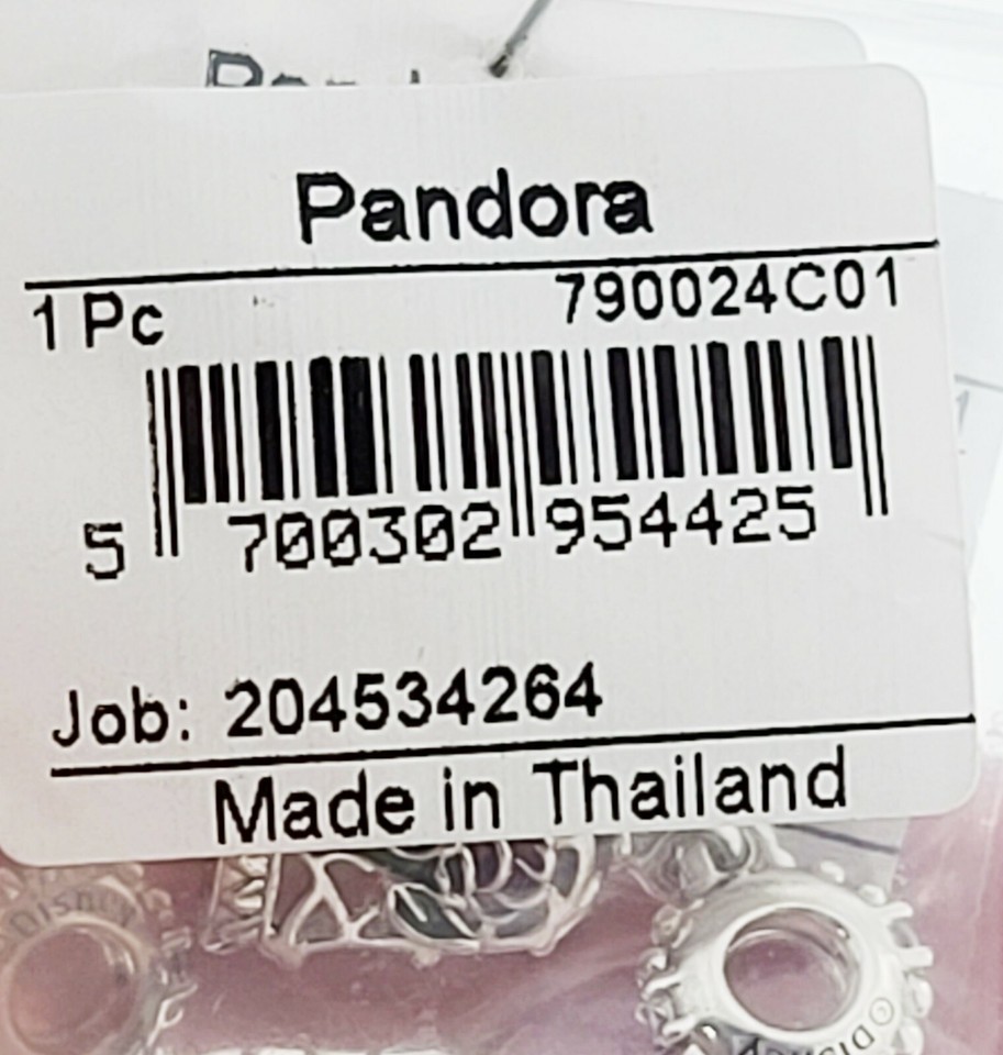New 100% PANDORA 925 Disney Beauty and the Beast Enchanted Rose Charm ...